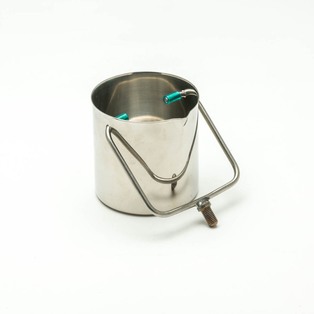 Small Stainless Steel Container for Handles | EM Supplies